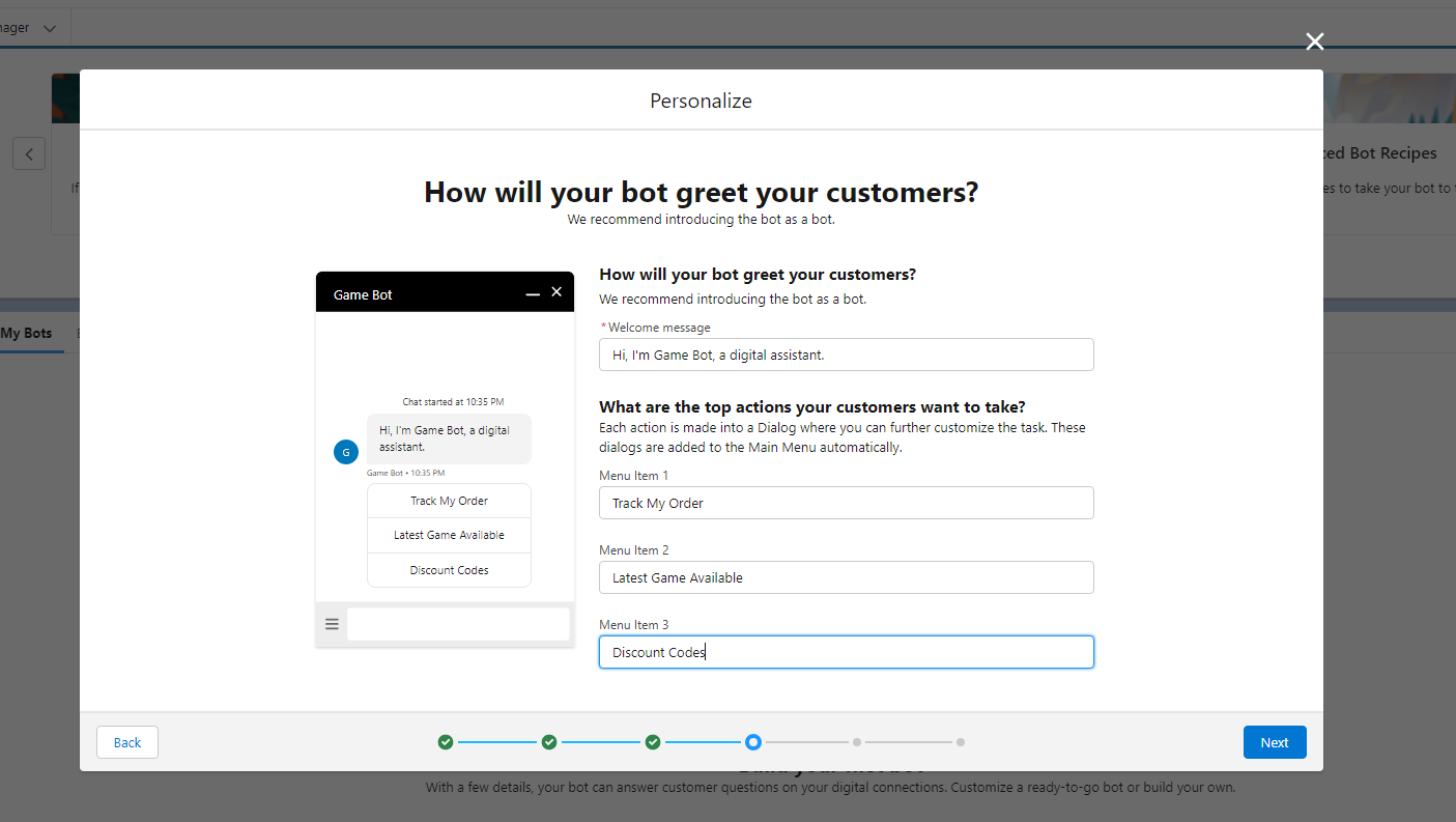 Creating A Salesforce Einstein Bot For Facebook Messenger Tutorial Json Viewer